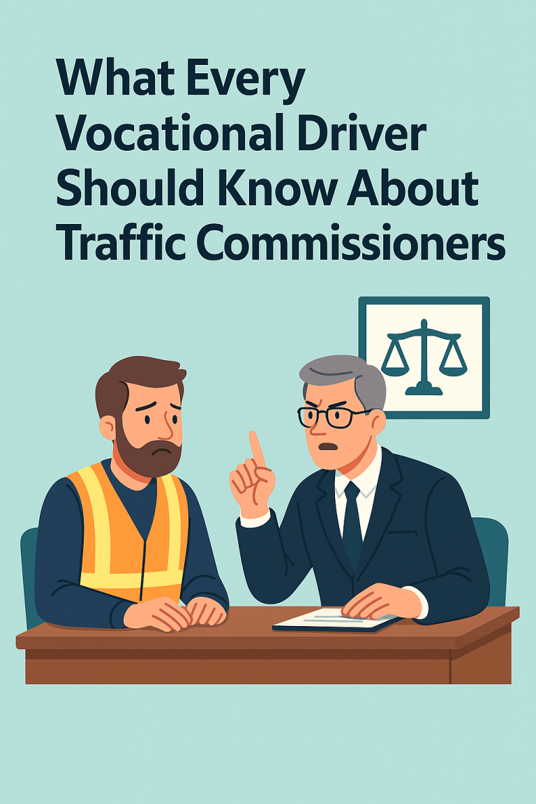 Every Vocational Driver Should Know About Traffic Commissioners